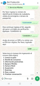 Trámites y solicitudes - Movistar